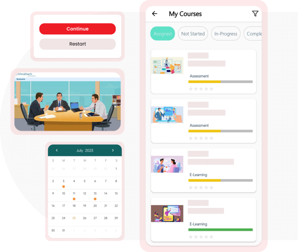 Enthral LMS Mobile Learning: Learn Anytime, Anywhere